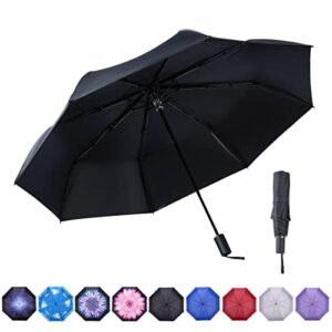 nooformer compact travel sun&rain umbrella - lightweight small windproof waterproof folding parasol umbrellas with 95% uv protection for men women kids multiple colors