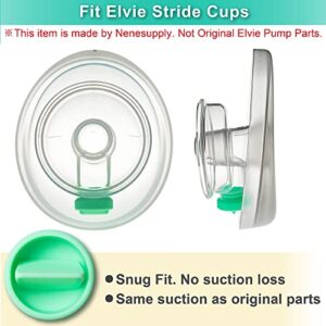 Nenesupply 4pc Duckbill Valves Compatible with Elvie Stride Pump Parts Replacement Parts Breast Pump Parts Momcozy Tsrete Wearable Pumps Spectra CaraCup Not Original Elvie Pump Parts Accessories