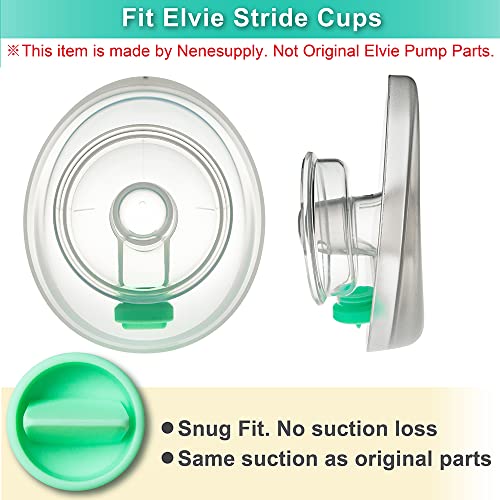 Nenesupply 4pc Duckbill Valves Compatible with Elvie Stride Pump Parts Replacement Parts Breast Pump Parts Momcozy Tsrete Wearable Pumps Spectra CaraCup Not Original Elvie Pump Parts Accessories