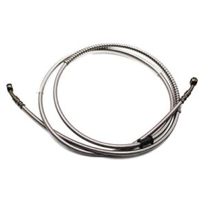 pro bat 86" braided hydraulic brake hose line pipeline for chinese gy6 scooter atv dirt bike go kart 10mm banjo ends