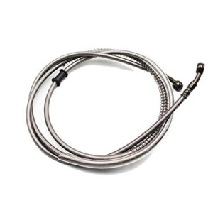 PRO BAT 86" Braided Hydraulic Brake Hose Line Pipeline For Chinese GY6 Scooter ATV Dirt Bike Go Kart 10mm Banjo Ends