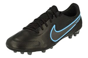 nike legend 9 elite ag mens football boots db0824 soccer cleats (uk 7 us 8 eu 41, black iron grey 004)