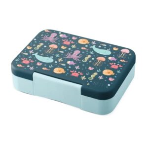 Simple Modern Bento Lunch Box for Kids | BPA Free, Leakproof, Dishwasher Safe | Lunch Container for Girls, Toddlers | Porter Collection | 5 Compartments | Under the Sea