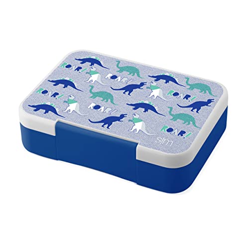 Simple Modern Bento Lunch Box for Kids | BPA Free, Leakproof, Dishwasher Safe | Lunch Container for Boys, Toddlers | Porter Collection | 5 Compartments | Dinosaur Roar