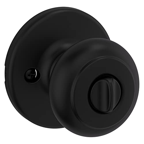 Kwikset 94002-950 Cove Door Knob, Entry, Matte Black