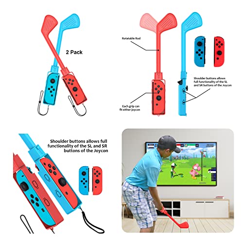 Switch Sports Accessories - CODOGOY 11 in 1 Switch Sports Accessories Bundle for Nintendo Switch Sports, Family Accessories Kit Compatible with Switch/Switch OLED Sports Games