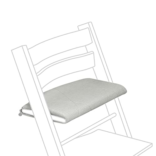 Tripp Trapp Junior Cushion, Nordic Grey - Pair with Tripp Trapp Chair & High Chair for Support and Comfort - Machine Washable - Fits All Tripp Trapp Chairs