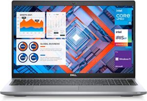 dell latitude 5520 business laptop, 15.6" fhd display, intel core i5-1145g7 vpro, 32gb ddr4 ram, 512gb ssd, ir camera, hdmi, backlit keyboard, wi-fi 6, rj-45, thunderbolt 4, windows 11 pro