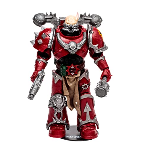 McFarlane Toys Warhammer 40000 7IN Figures WV6 - Chaos Space Marine (Word Bearer)(Gold Label)