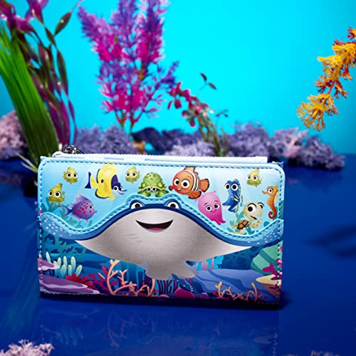 Loungefly Disney: Finding Nemo - Nemo and Friends Wallet with Collectible Bag, Amazon Exclusive