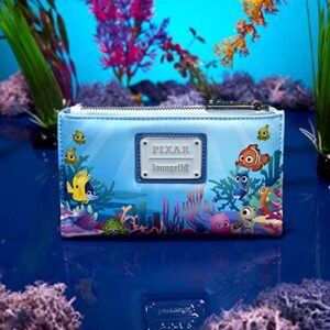 Loungefly Disney: Finding Nemo - Nemo and Friends Wallet with Collectible Bag, Amazon Exclusive