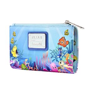 Loungefly Disney: Finding Nemo - Nemo and Friends Wallet with Collectible Bag, Amazon Exclusive