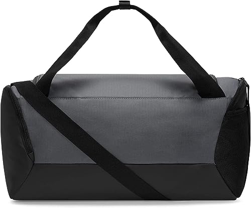 Nike Brasilia 9.5 Small Training Gym Sports Duffel Bag (Iron Grey/Black/White)