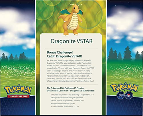 Pokémon TCG: Pokémon GO Premier Deck Holder CollectionDragonite VSTAR