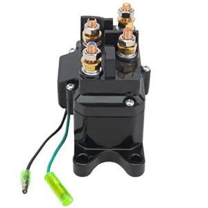 Winch Solenoid 12V Winch Solenoid Relay Contactor for ATV UTV 3000-5000lbs 4WD 4x4 Winches Winch Replace Number 63070 62135 74900 2875714 70715