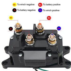 Winch Solenoid 12V Winch Solenoid Relay Contactor for ATV UTV 3000-5000lbs 4WD 4x4 Winches Winch Replace Number 63070 62135 74900 2875714 70715