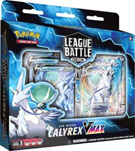 pokemon cards: ice rider calyrex vmax league battle deck …