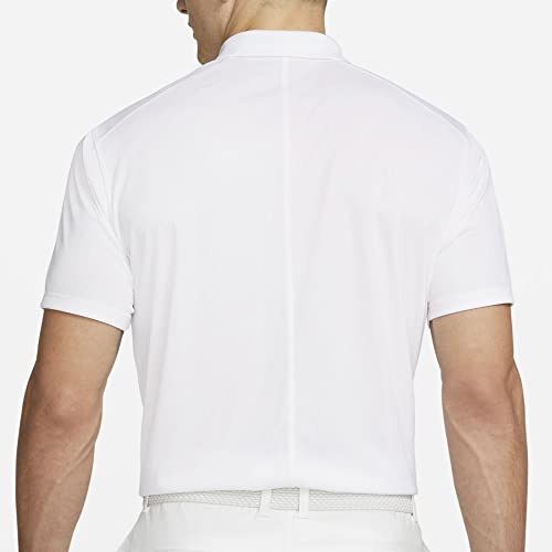 NikeCourt Dri-FIT Men's Tennis Polo (as1, Alpha, x_l, Regular, Regular, White/Black)