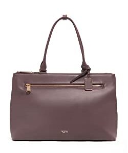 TUMI - Voyageur Sidney Leather Business Tote - Dark Mauve