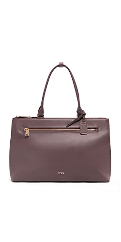 TUMI - Voyageur Sidney Leather Business Tote - Dark Mauve