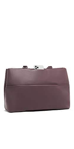 TUMI - Voyageur Sidney Leather Business Tote - Dark Mauve