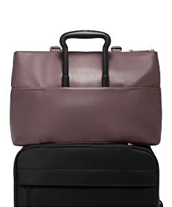 TUMI - Voyageur Sidney Leather Business Tote - Dark Mauve