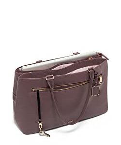 TUMI - Voyageur Sidney Leather Business Tote - Dark Mauve