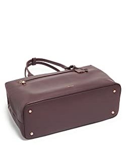 TUMI - Voyageur Sidney Leather Business Tote - Dark Mauve