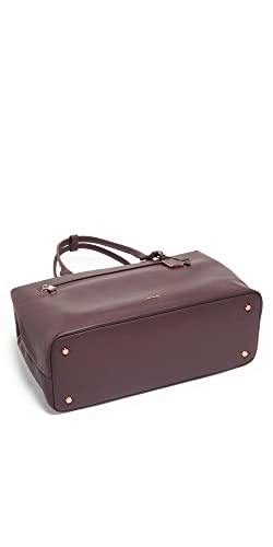 TUMI - Voyageur Sidney Leather Business Tote - Dark Mauve