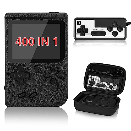 Handheld Game Console - Vaomon Retro Handheld Game Console Comes with Portable Shell, 400+ Classical FC Games, Gameboy Console Support Connecting TV & 2 Players, Ideal Gift for Kids & Lovers