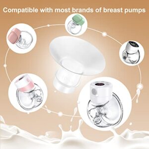 Fisroa Flange Insert 19mm Replacement Compatible with S9/S12 Hands-Free Breast Pump, Wearable Breast Pump Shield/Flange Insert (19mm)