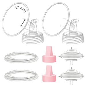 maymom pump part compatible with spectra s2 spectra s1 9 plus breastpump replace spectra pump part replace spectra s1 accessories spectra flange spectra duckbill valve (flange 17mm pink valve)