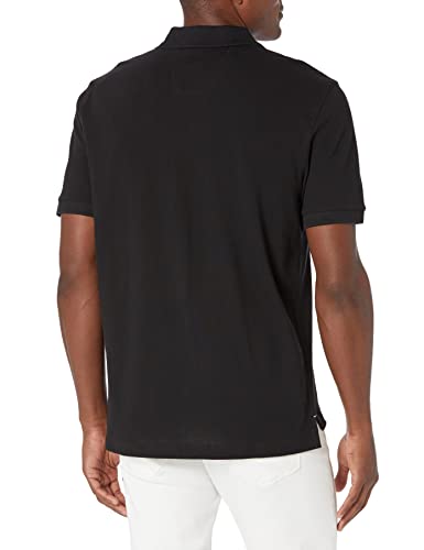 Nautica Men's Classic Fit Deck Polo, True Black, Large