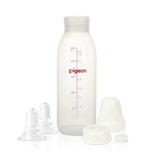 Pigeon Baby Cleft Palate Bottle with 2 Nipples, 8.11 Oz, Please Use It Under The Guidance of a Pediatrician