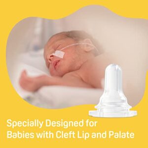 Pigeon Baby Cleft Palate Bottle with 2 Nipples, 8.11 Oz, Please Use It Under The Guidance of a Pediatrician