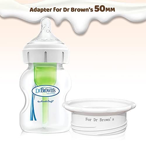 Hopebig Bottle Warmer Adapter for Dr Brown's Baby Bottle - 50MM (Bottle Warmer not Included)