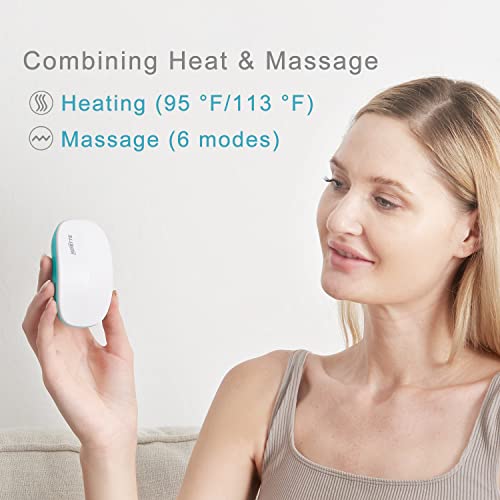 KOSTTE Warming Lactation Massager, Breastfeeding Support for Clogged Ducts, Heat & Vibration Breastfeeding and Pumping Massager, Breastfeeding Essential (1 Pads)