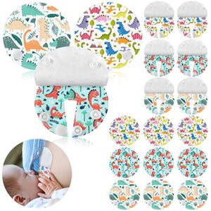 breling 18 pack feeding tube pads button pads gtube button covers reusable button pads g tube cutie dinosaur feeding supplies for kids baby breastfeeding nursing care medium