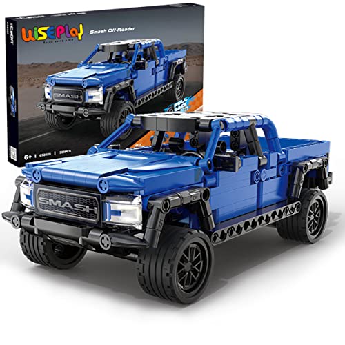 WISEPLAY Off-Road Pull Back Model Cars to Build for Kids 9-12 - 390 PCS STEM Car Building Kit for Boys 8-12 & Girls - STEM Building Toys for Boys Age 8-12 & Girls - Engineering Toys for Kids 8-10