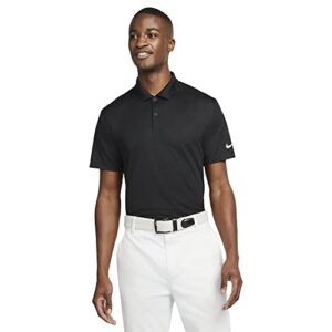 nike men's victory solid olc golf polo (as1, alpha, l, regular, regular, black)