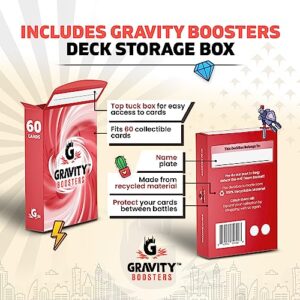 Gravity BOOSTERS | 60 Assorted Cards | Guaranteed Authentic Cards w/Real Holo Rares and a Gravity BOOSTERS Deck Box