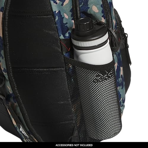 adidas Energy Backpack, Essential Camo Crew Navy-Silver Green/Black, One Size