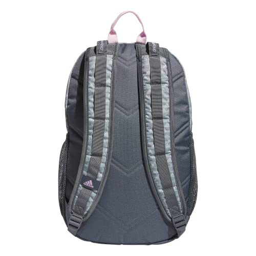 adidas Excel 6 Backpack, BOS Mini Monogram Grey-Grey Two/Orchid Fusion Purple, One Size