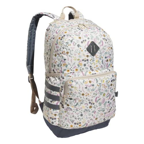 adidas Classic 3S 4 Backpack, Woodland Floral Chalk White/Onix Grey/Wonder Beige, One Size