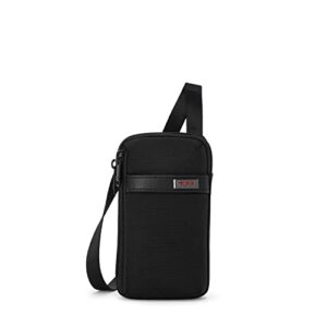 tumi - alpha small crossbody pouch - black