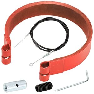 grehua rear 4" brake band pin kit with 70"throttle cable for predator 212cc 420cc 196cc 6.5hp go kart manco bandit critter 1492 4316 297 rotary 484 azusa 2251-b yerf-dog yard cart mini bike atv red