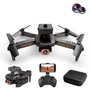 Mini Drone With Dual 1080P HD FPV Camera Remote Control Toys Gifts for Boys Girls with Altitude Hold, Headless Mode, Remote Control Toys Gifts 39 Mins Flight Time, One Key Start Speed Adjustment