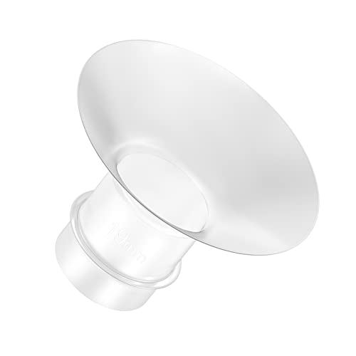 TSRETE Flange Insert 19mm Compatible with S9/S10/S12 Parts, Hands-Free Breast Pump Shield/Flange Insert, Breast Pump Parts Replace(19mm) - 1 Pack