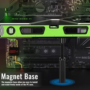 GPU Support Bracket, Adjustable Height Graphics Card Support Desktop Computer PC Telescopic Graphics Card Bracket GPU Brace Video Card Anti Sag GPU Holder Stand for Prevent Universal Graphics Card