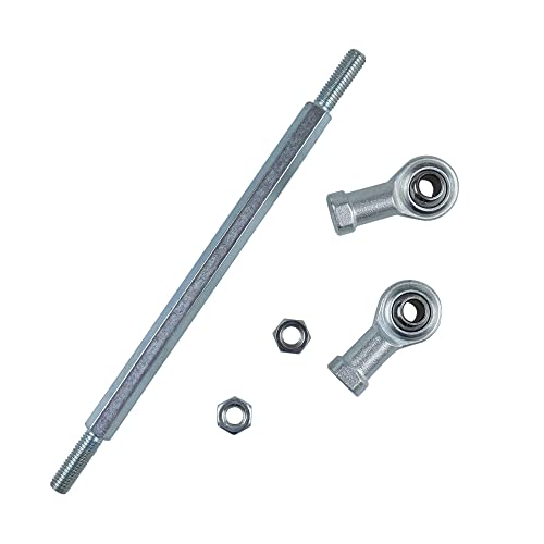 2pcs M8 200mm Inner Outer Steering Tie Rod End Lower Upper Ball Joint Adjustable Sway Bar Assembly for Electric ATV Quad Go Kart